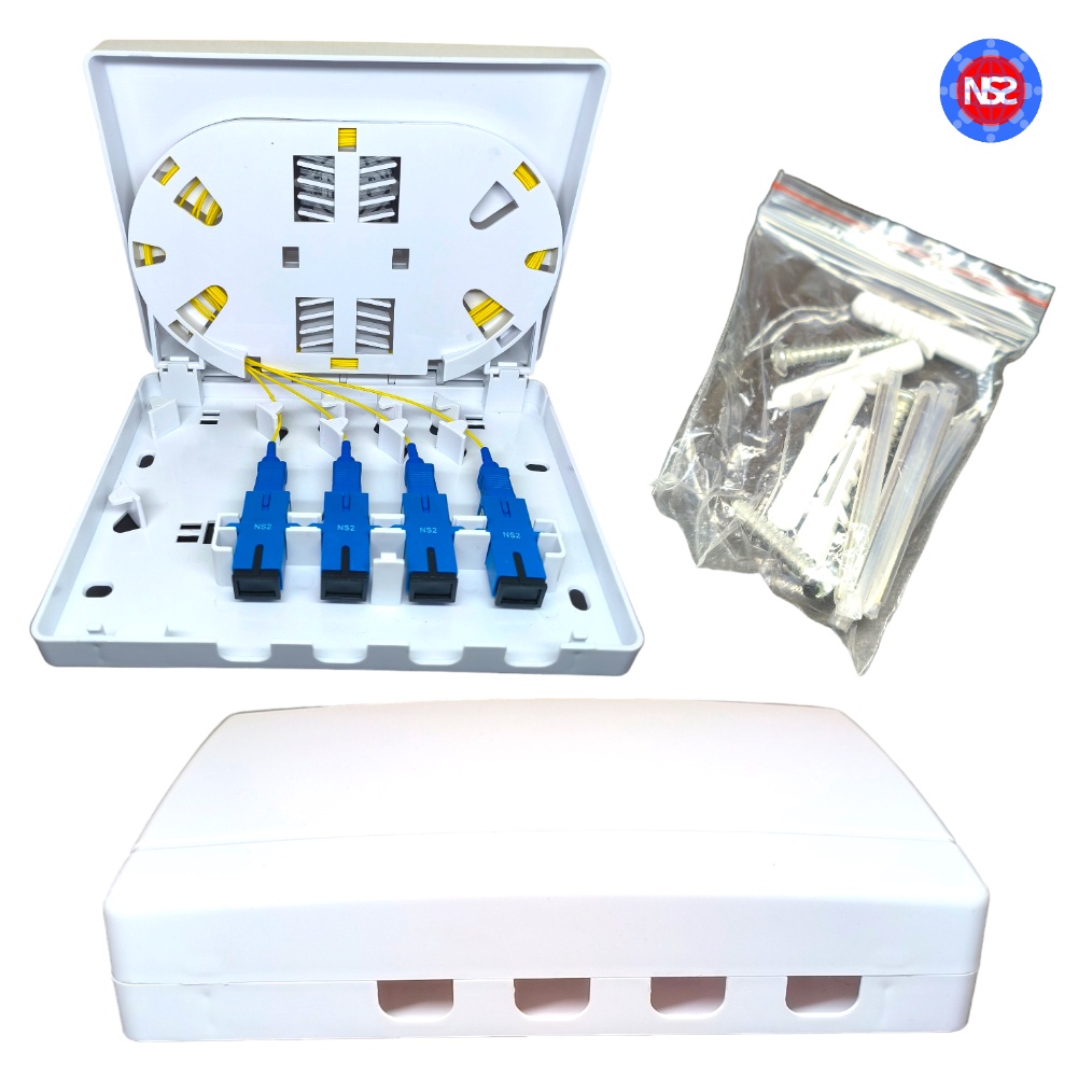 Jual HOT PRODUK roset 4 core lengkap lengkap pigtail adapter fiber ...