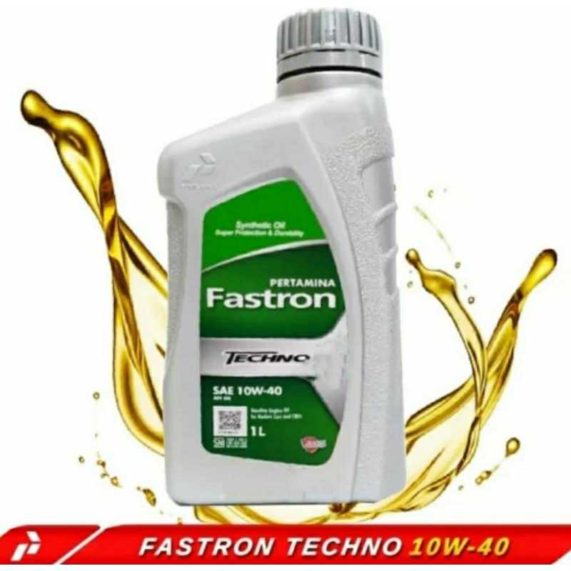 Jual PERTAMINA Oli Mesin Fastron Techno 10W40/10W-40/10-W40 Api SN (1L/1 L) | Shopee Indonesia
