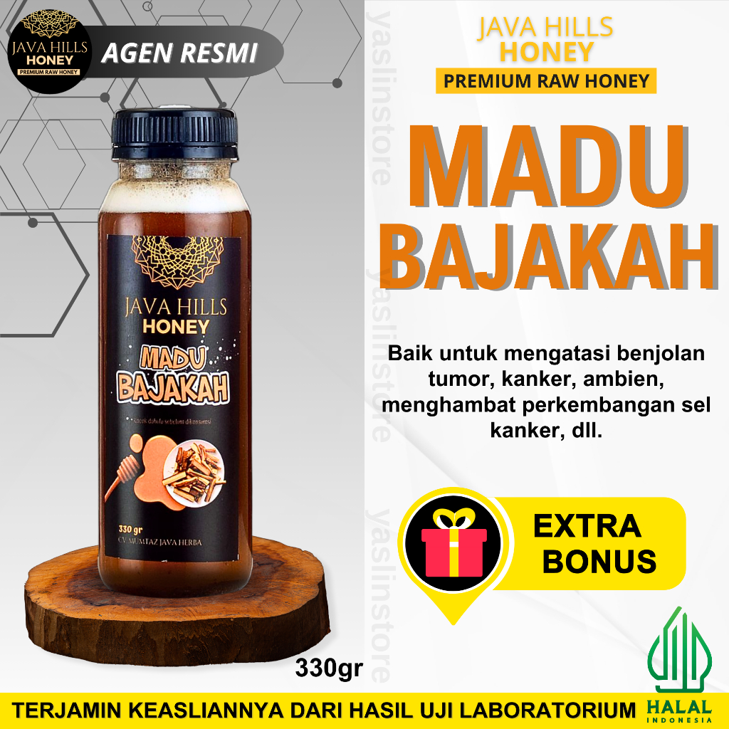 Jual MADU ASLI BAJAKAH JAVA HILLS HONEY 320gram | Shopee Indonesia
