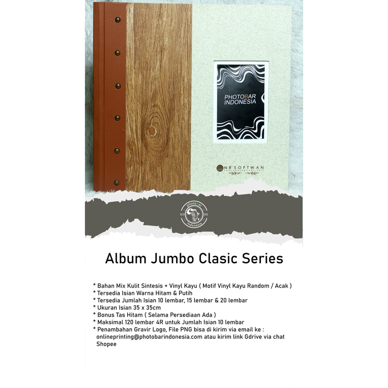 Jual Album Foto Jumbo Classic 10s + Graviir = 6 pcs | Shopee Indonesia