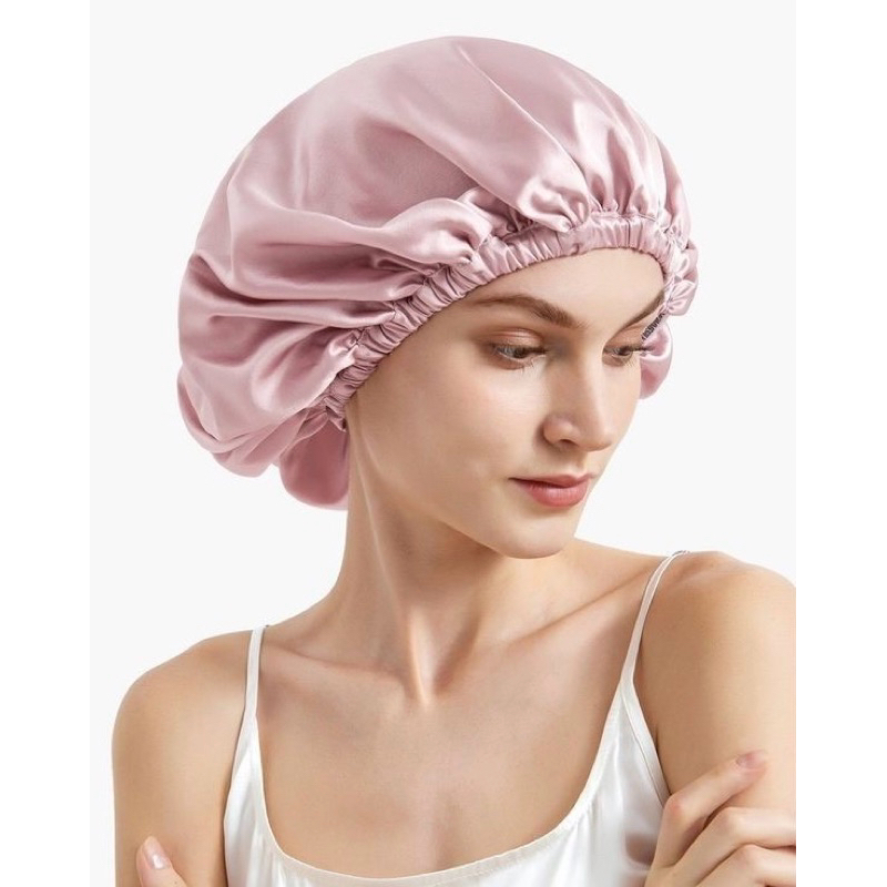 Jual TERMURAH! Topi Bundar SATIN bonnete Hair bonnet satin silk Hair ...