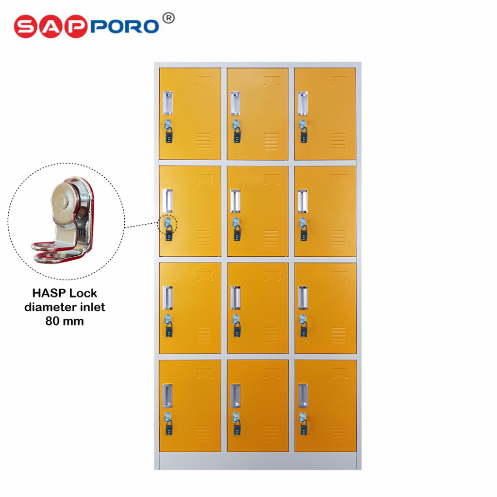 Jual SAPPORO KOLN 12 - Loker Besi 12 Pintu | Steel Locker 12 Doors ...