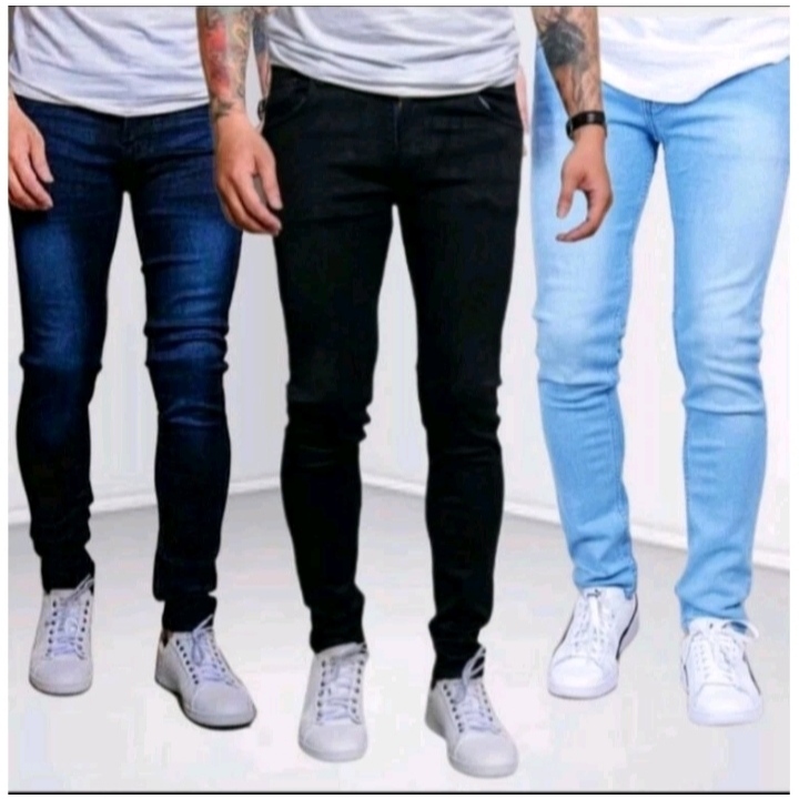 Jual Celana Jeans Cowok Slimfit Skinny Bahan Melar | Shopee Indonesia