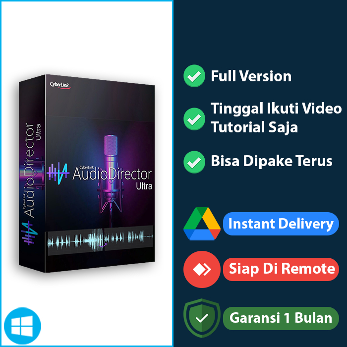 Jual Aplikasi Software | CyberLink AudioDirector Ultra 2024 | Shopee Indonesia