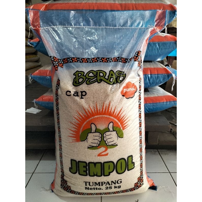 Jual Beras Premium cap 2 JEMPOL 25KG Murah Pulen Enak | Shopee Indonesia