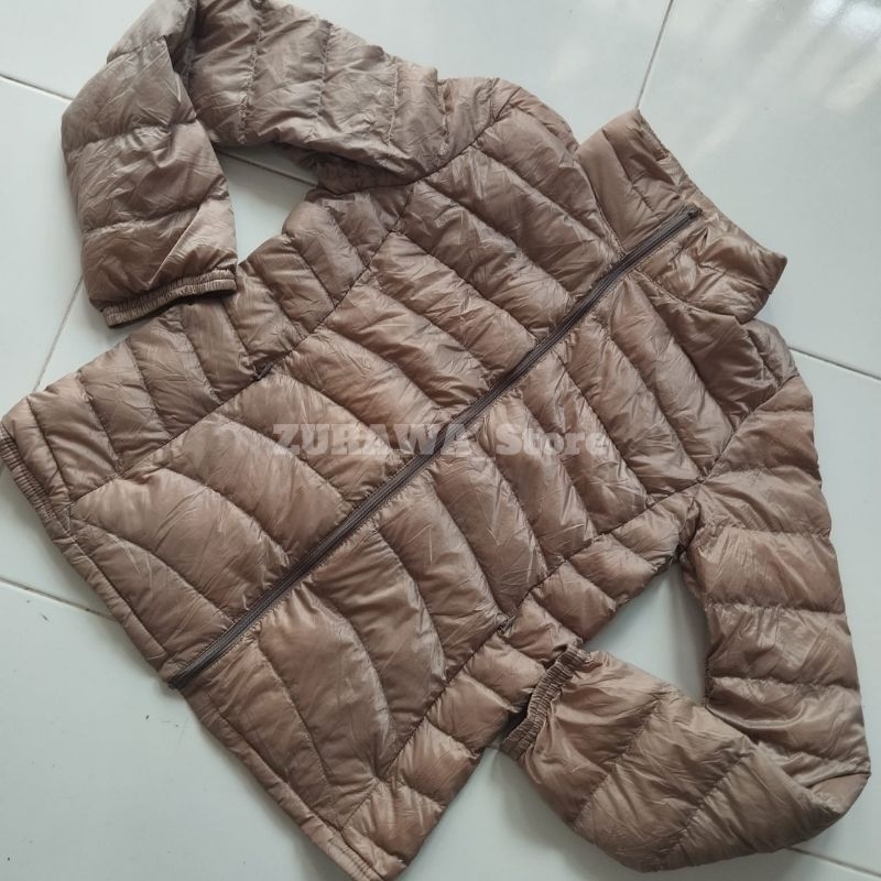 Jual Jacket Bulang UNIQLO Ultralight Cacing Outdoor Winter Gunung ...