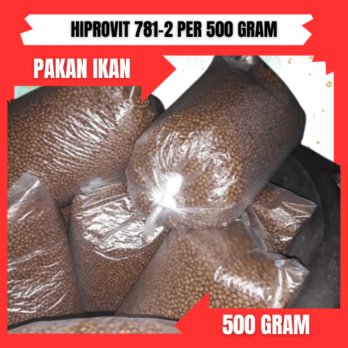 Jual pelet apung/pakan ikan apung hiprovit 781-2 per 500gr | Shopee ...