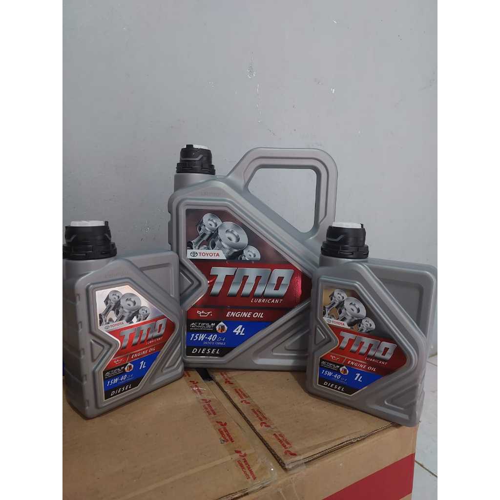 Jual paket 6 liter TMO DIESEL SAE 15W40 API SN BARCODE SCAN ORIGINAL ...
