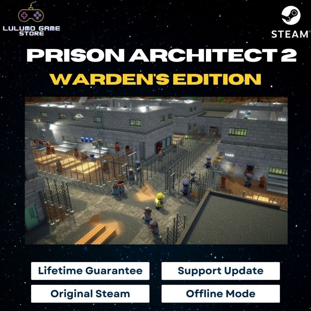Jual Prison Architect 2 - Warden's Edition Original PC Steam Shared | Shopee Indonesia
