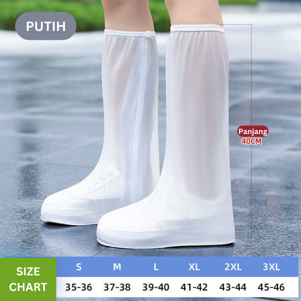 Jual Pelindung Sepatu Anti Air Cover Sarung Sepatu Tahan Hujan Cover ...