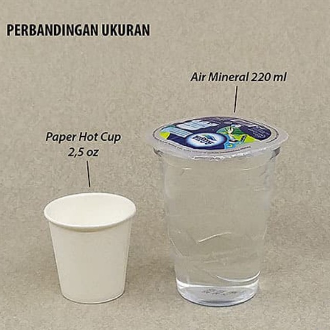 Jual Paper Cup 2,5 Oz - Hot Cup / Sampling Cup Gelas Tester | Shopee ...
