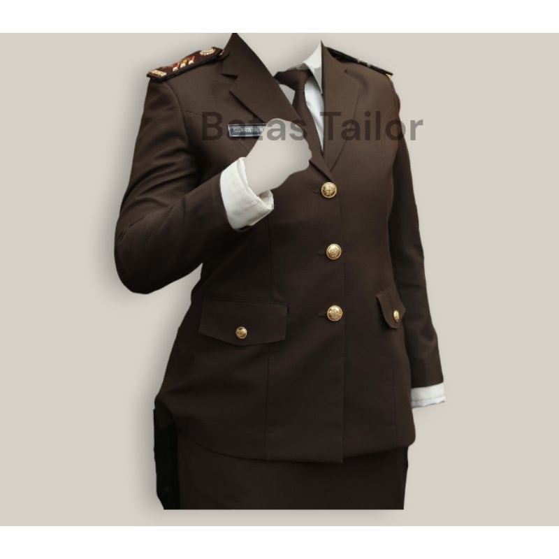 Jual SERAGAM BAJU DINAS PDU WANITA TANGAN PANJANG KEJAKSAAN NEGERI ...