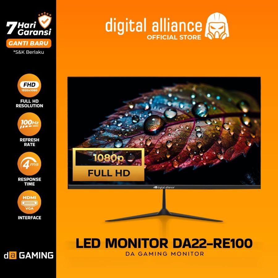 Jual Digital Alliance DA22-RE100 22 Inch Monitor - FHD VA 100Hz 4ms ...