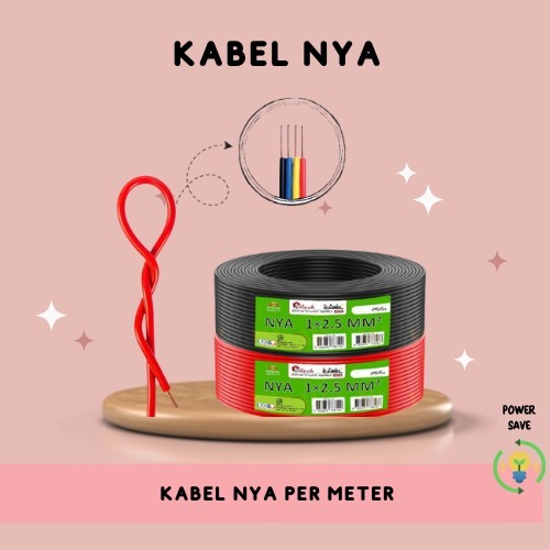 Jual MITECH SNI SPLN Kabel Listrik NYA 1x1,5 / 1x2,5 Kabel Tembaga ...