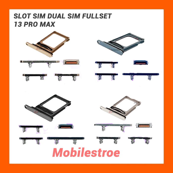 Jual SLOT SIM TRY DUAL FULLSET FOR 13 PRO MAX ORIGINAL | Shopee Indonesia