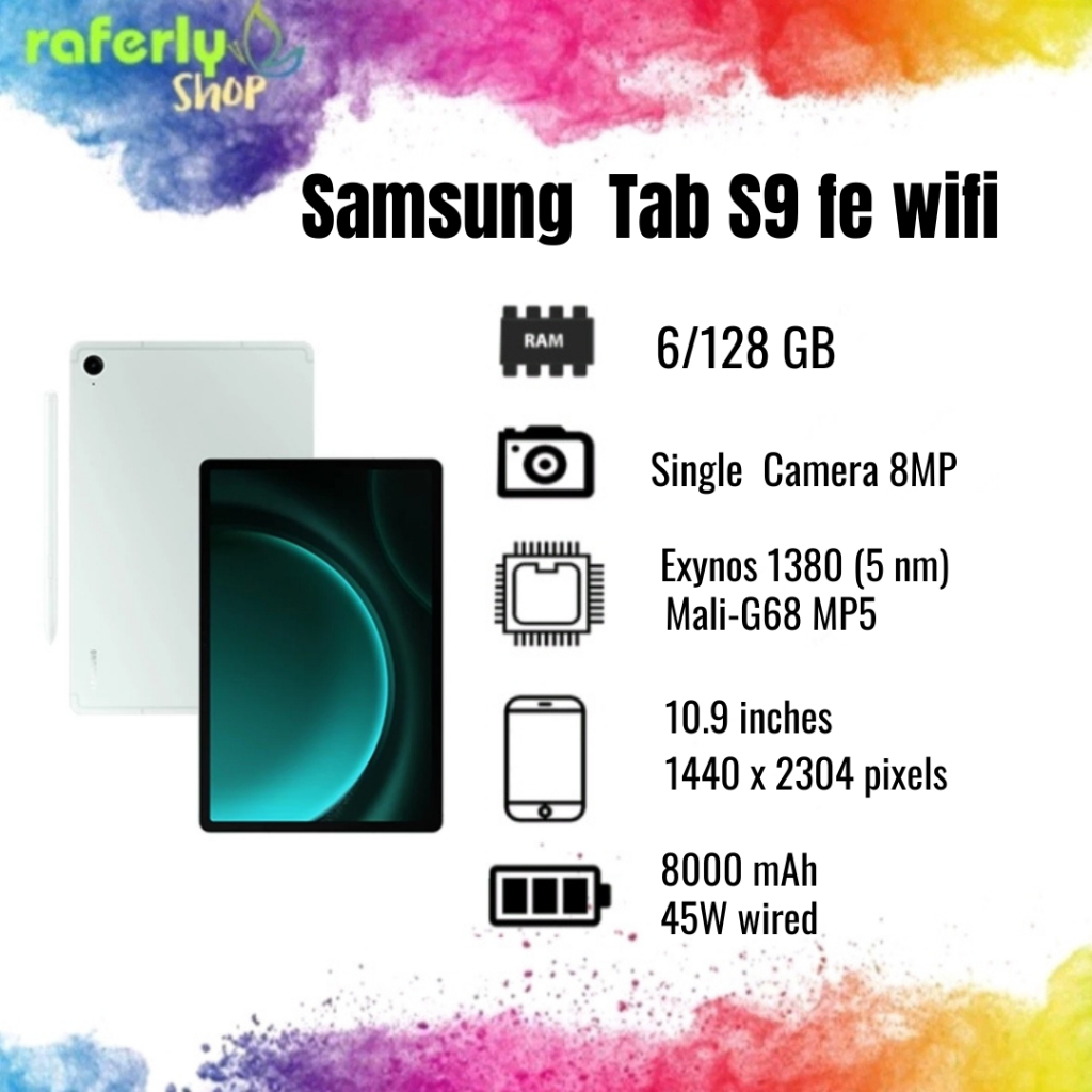 Jual Samsung Galaxy Tab S9 FE Wifi 6/128GB - Gray | Shopee Indonesia
