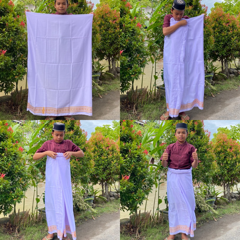 Jual SARUNG PUTIH BERSIH - SARUNG PRIA DEWASA BERMOTIF KHAS TORAJA ...