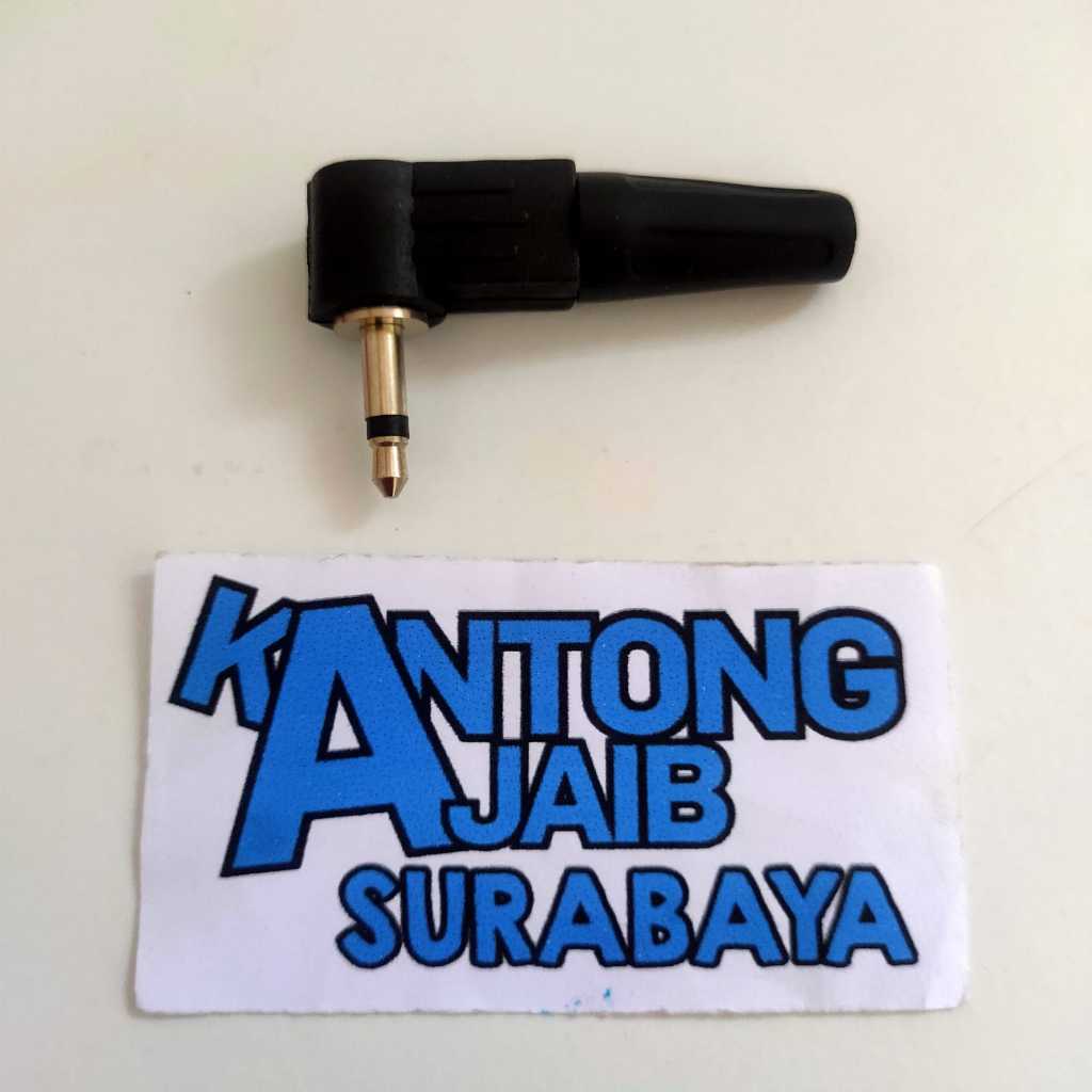 Jual Jack Mini Mono Model L Jack Audio Mono L Plug Mini Mono Karet Jack ...