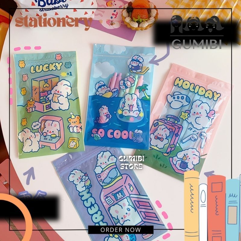 Jual Plastik Kemasan Aksesories Cookies Zipper Besar Kelinci Ziplock ...