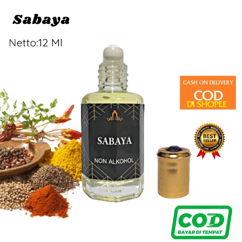 Jual Minyak Wangi Sabaya Parfum Sabaya Kualitas Super Tahan Lama Bibit Asli Non Alkohol 12 ml ...