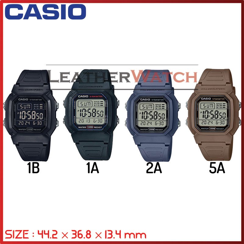 Jual CASIO New Series W-800H : Jam Tangan Pria - Digital - ORIGINAL | Shopee Indonesia