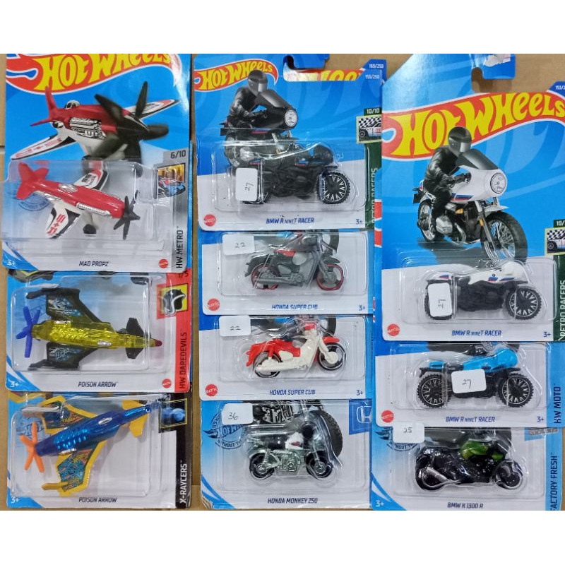 Jual HOTWHEELS SATUAN. Motor. Pesawat. Batman. ORIGINAL MATTEL. bisa ...