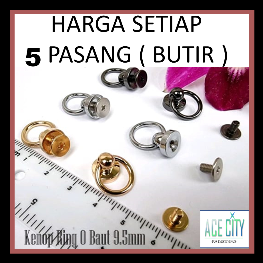 Jual Ring O Mur Baut 9.5mm Premium RBUT1095 ( 5 Butir ) | Shopee Indonesia