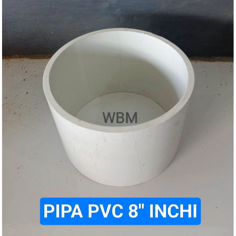Jual Pipa pvc paralon 8 inchi AW panjang 80 cm | Shopee Indonesia
