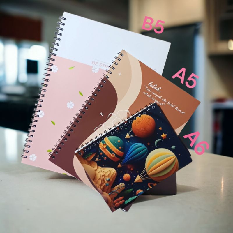 Jual Notebook Jurnal A5 - Note Book Notes - Buku Catatan Aesthetic ...
