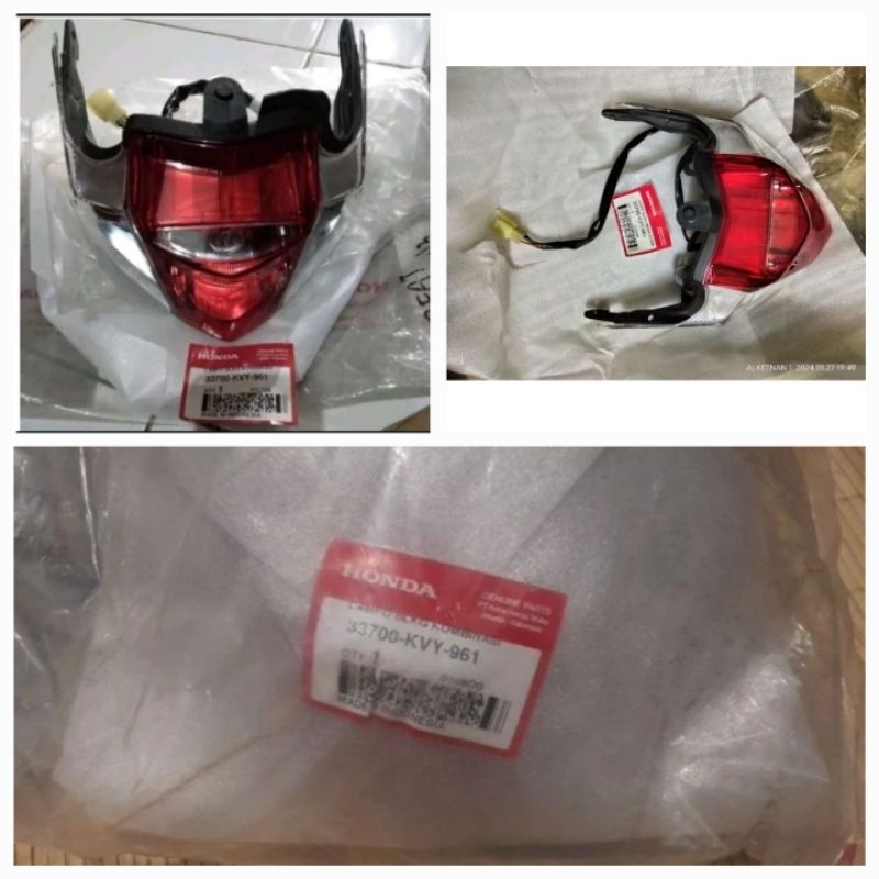 Jual Lampu belakang dan speedometer beat karbu ORI AHM | Shopee Indonesia