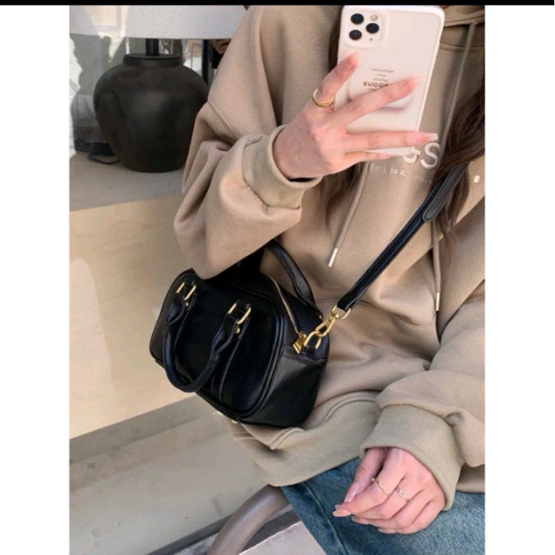 Jual Satile Bag Tas selempang kulit wanita Tas cewek Korea Retro ...
