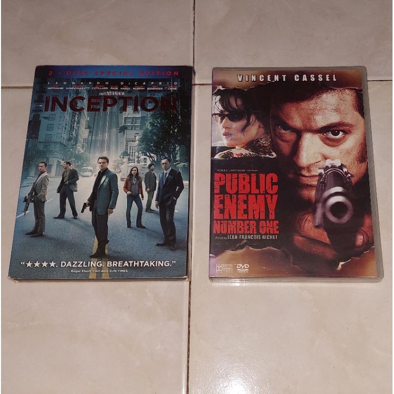 Jual dvd original INCEPTION dan PUBLIC ENEMY NUMBER ONE | Shopee Indonesia