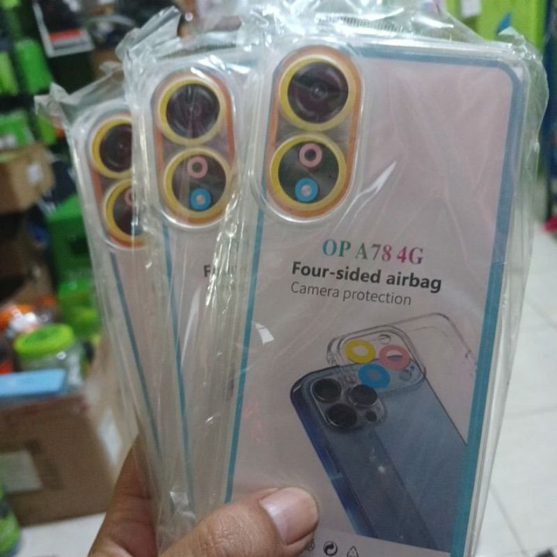 Jual Cace Cassing OPPO A78 4G Casing Bening Transparan + Pelindung ...