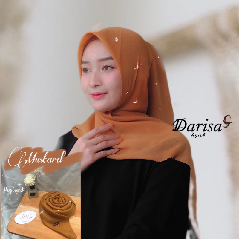 Jual RAYA SQUARE BAHAN VOAL PREMIUM HIJAB SEGIEMPAT VOAL SWAROVSKI DIAMOND PAYET MUTIARA BAHAN ...