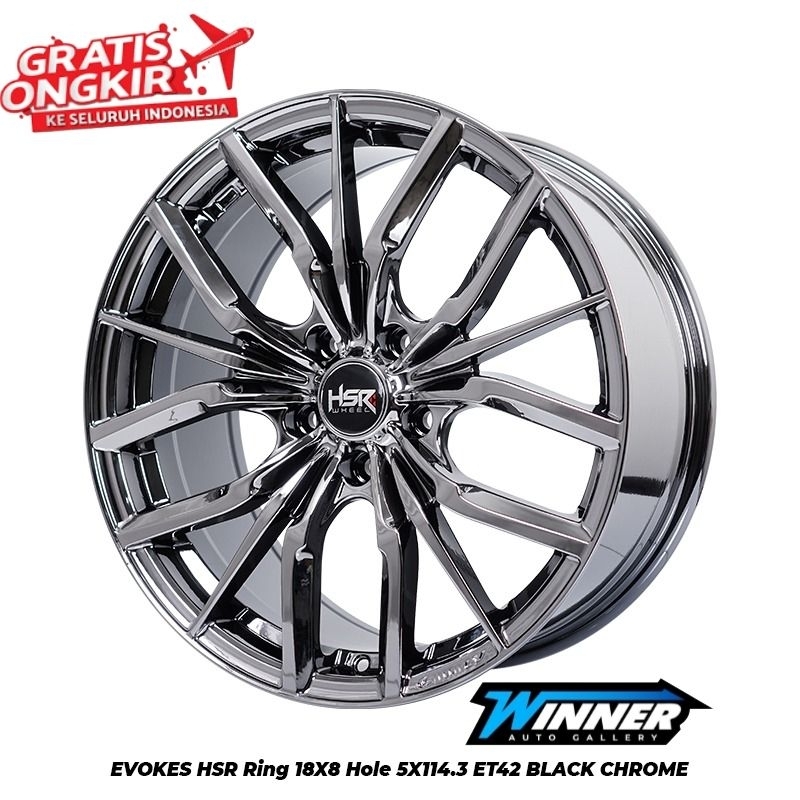 Jual VELG RACING BLACK CHROME RING 18 INNOVA ZENIX RUSH TERIOS XTRAIL CIVIC TURBO JUKE | Shopee ...
