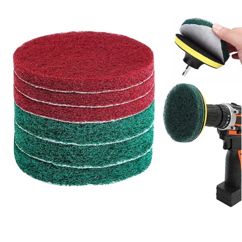 Jual Busa Scruberr Scrub Pad Gosok Poles Mesin Bor Electric Drill ...