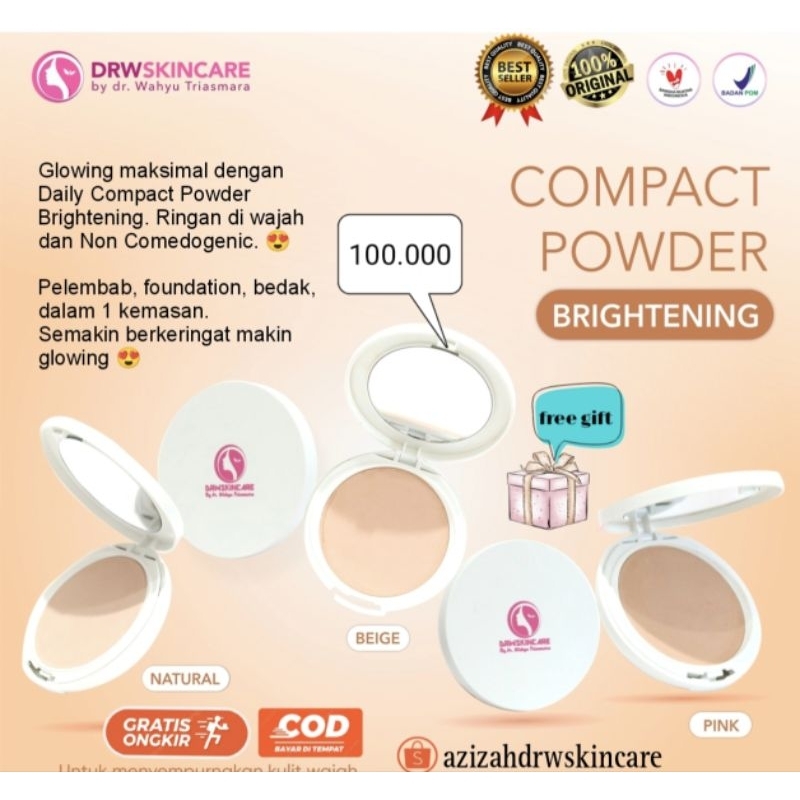 Jual (COD) COMPACT POWDER / BEDAK PADAT DRW SKINCARE | Shopee Indonesia