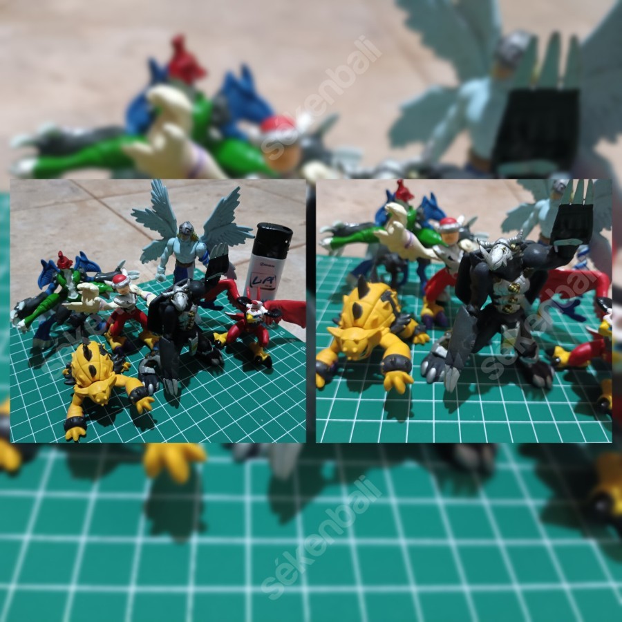 Jual Preloved Set Action Figure Digimon Vintage Mainan Digimon Jadul ...