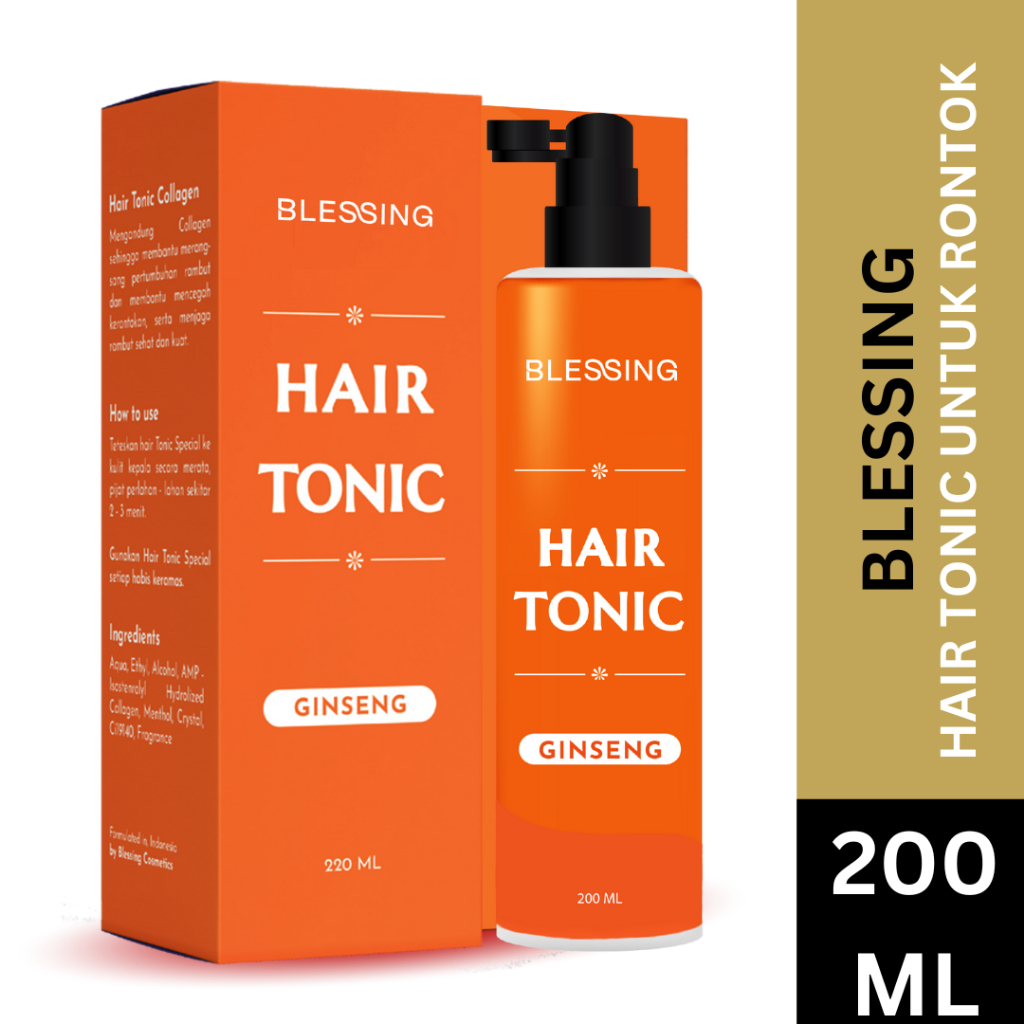 Jual Blessing Hair Tonic Ginseng 200 Ml - Hair Tonic Rambut Rontok ...