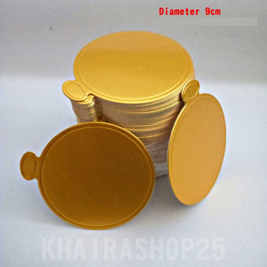 Jual Alas donat Kertas alas kue cake bulat mini 9 cm isi 25 50 dan 100 ...