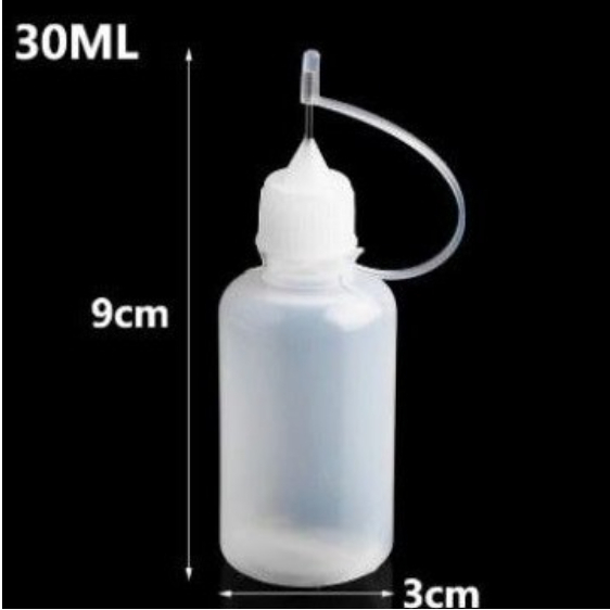 Jual Botol Jarum Tetes Botol jarum kosong 30 ml botol jarum mini Glue ...