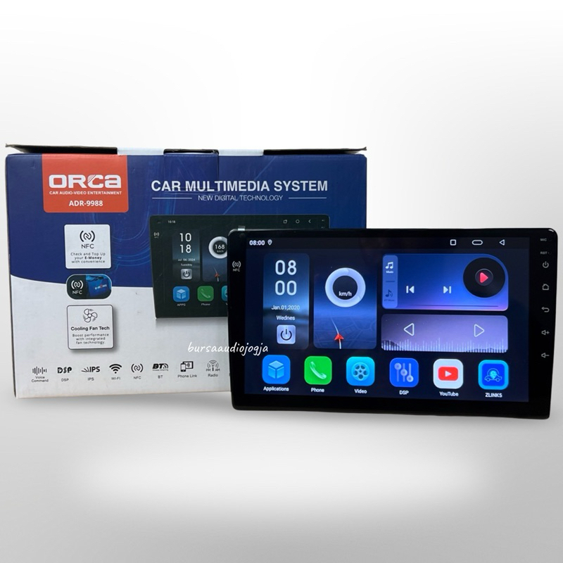 Jual Headunit Android Orca ADR 9988 9 inc 10 inch 4/128 head unit ...