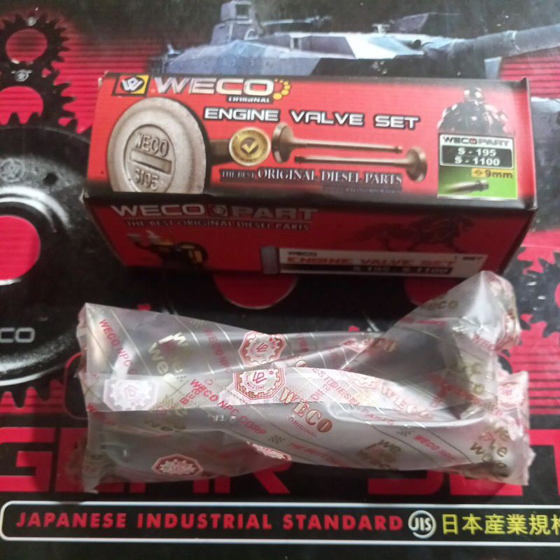 Jual ORIGINAL VALVE IN - EX KELEP | WECO S195 - S1100 UNTUK MESIN ...