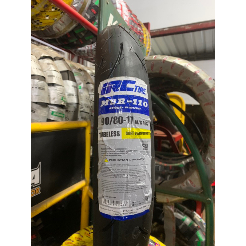 Jual IRC MBR 110 90/80-17 Speed Winner Ban Racing Soft Compound ...