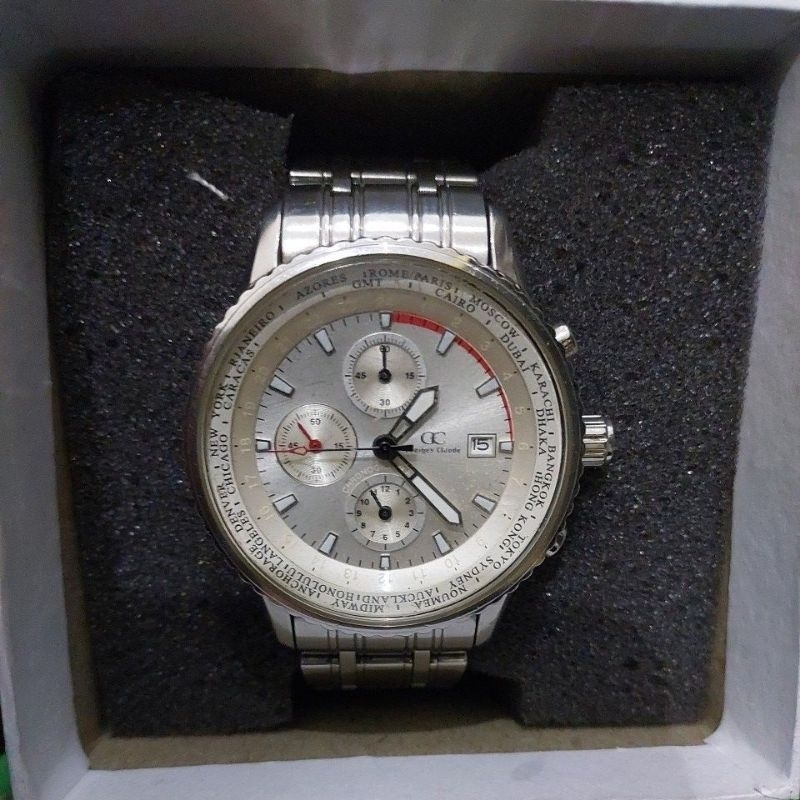 Jual Jam Tangan Original Chronograph GC Georges Claude preloved second ...