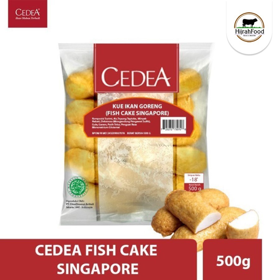 Jual Cedea Kue Ikan Goreng Fish Cake Singapore Instan Higienis 500 gram ...