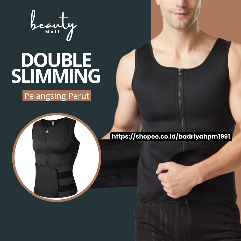 Jual Korset Pelangsing Pengecil Perut Buncit Pria Corset Waist Trainer ...