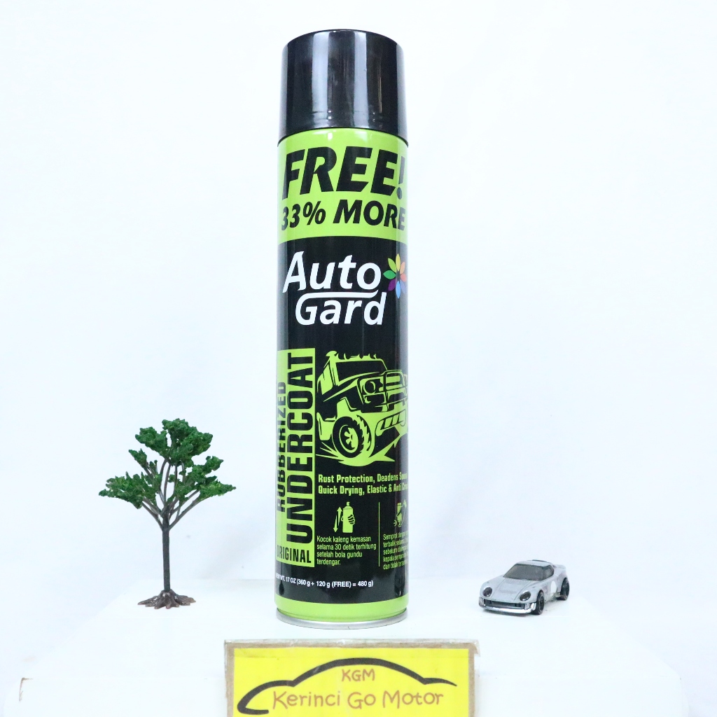 Jual AutoGard Rubberized UnderCoat Original Black 480gr Cat Pelapis ...