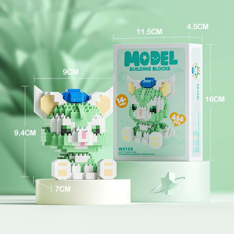 Jual CLAIYDREAM Bricks Mini Building Block Nano Block Model Karakter ...
