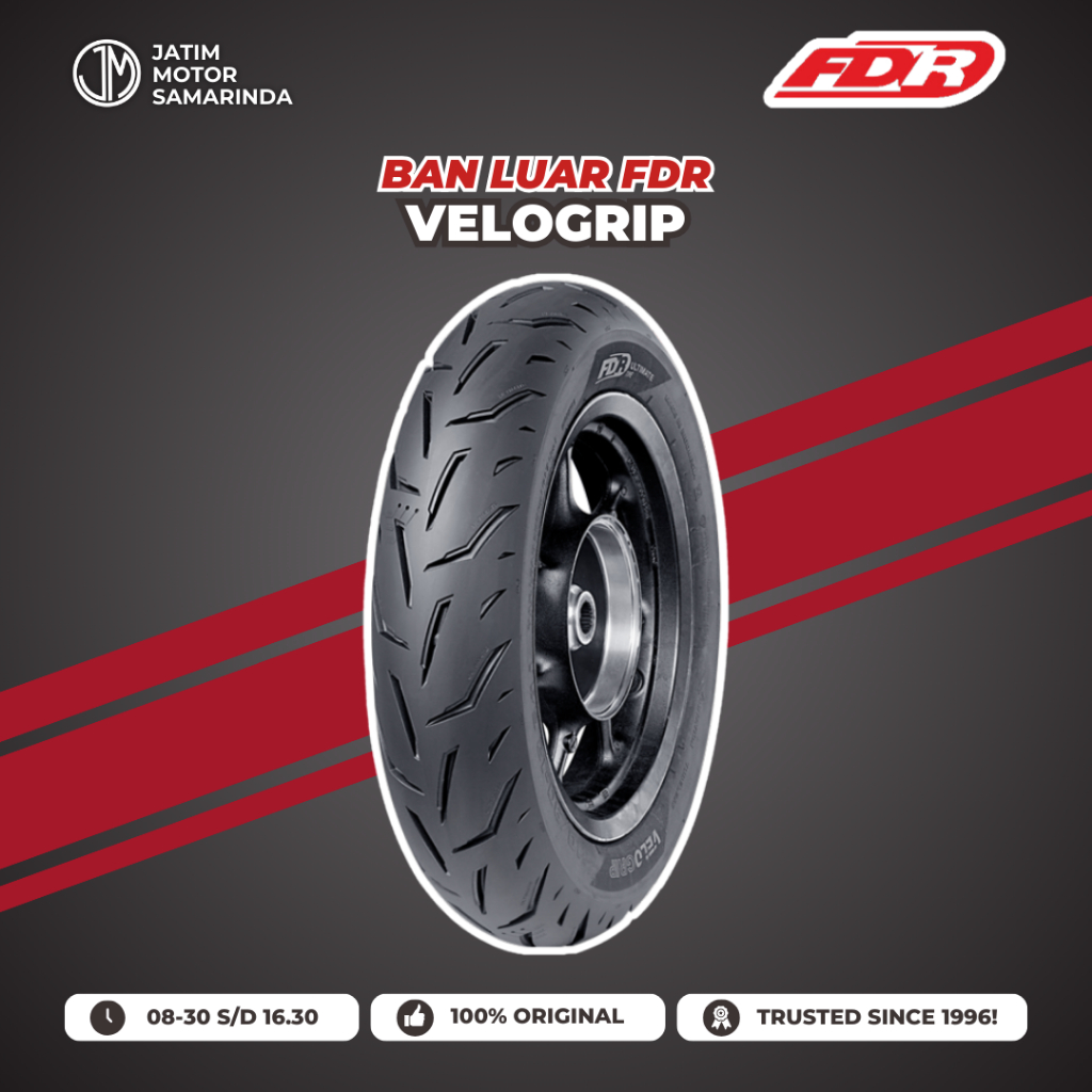 Jual [GRATIS PENTIL!] Ban Luar FDR Velogrip Ring 13 110/70 Ring 12 110/ ...